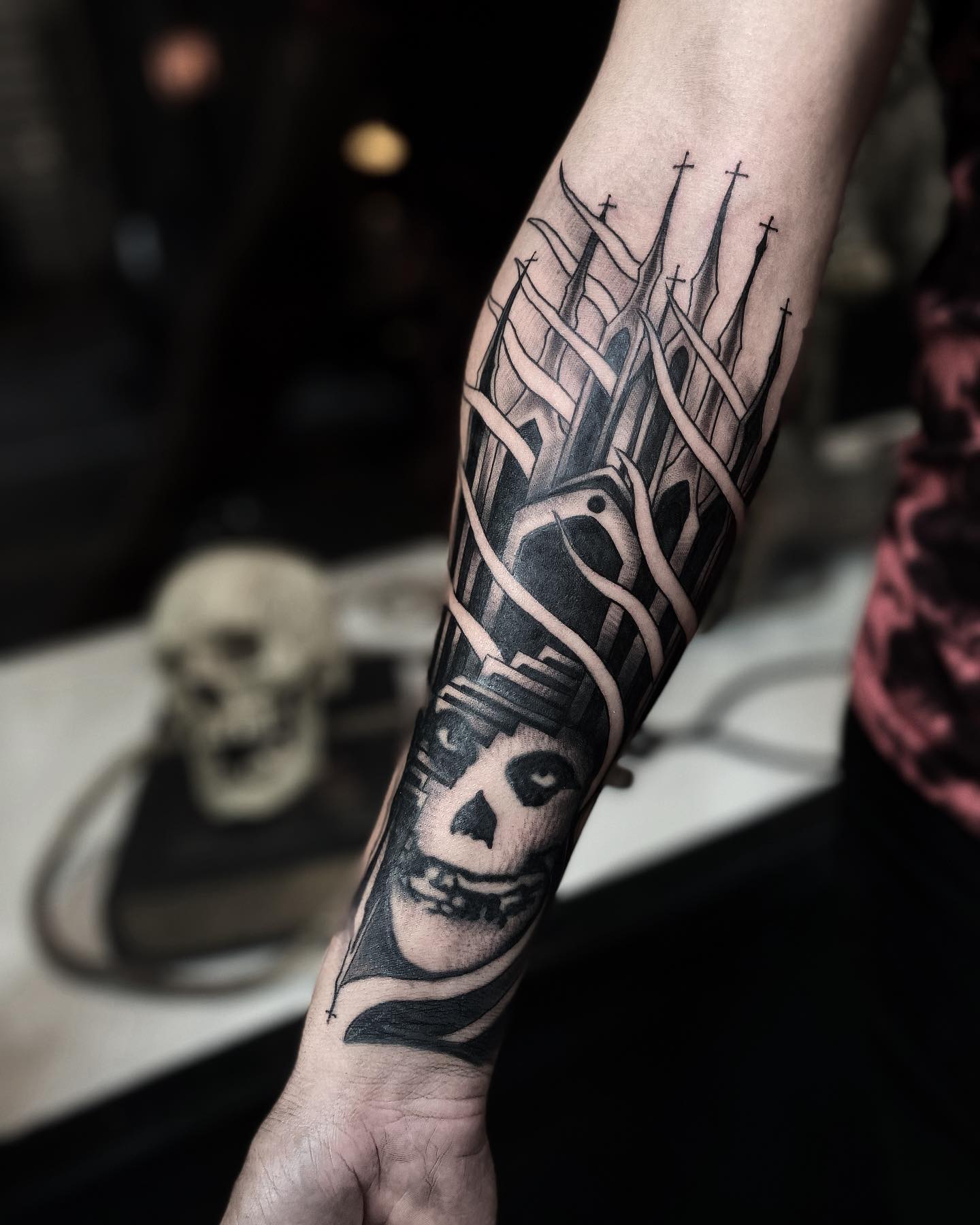 Totenkopf Tattoo Rucken